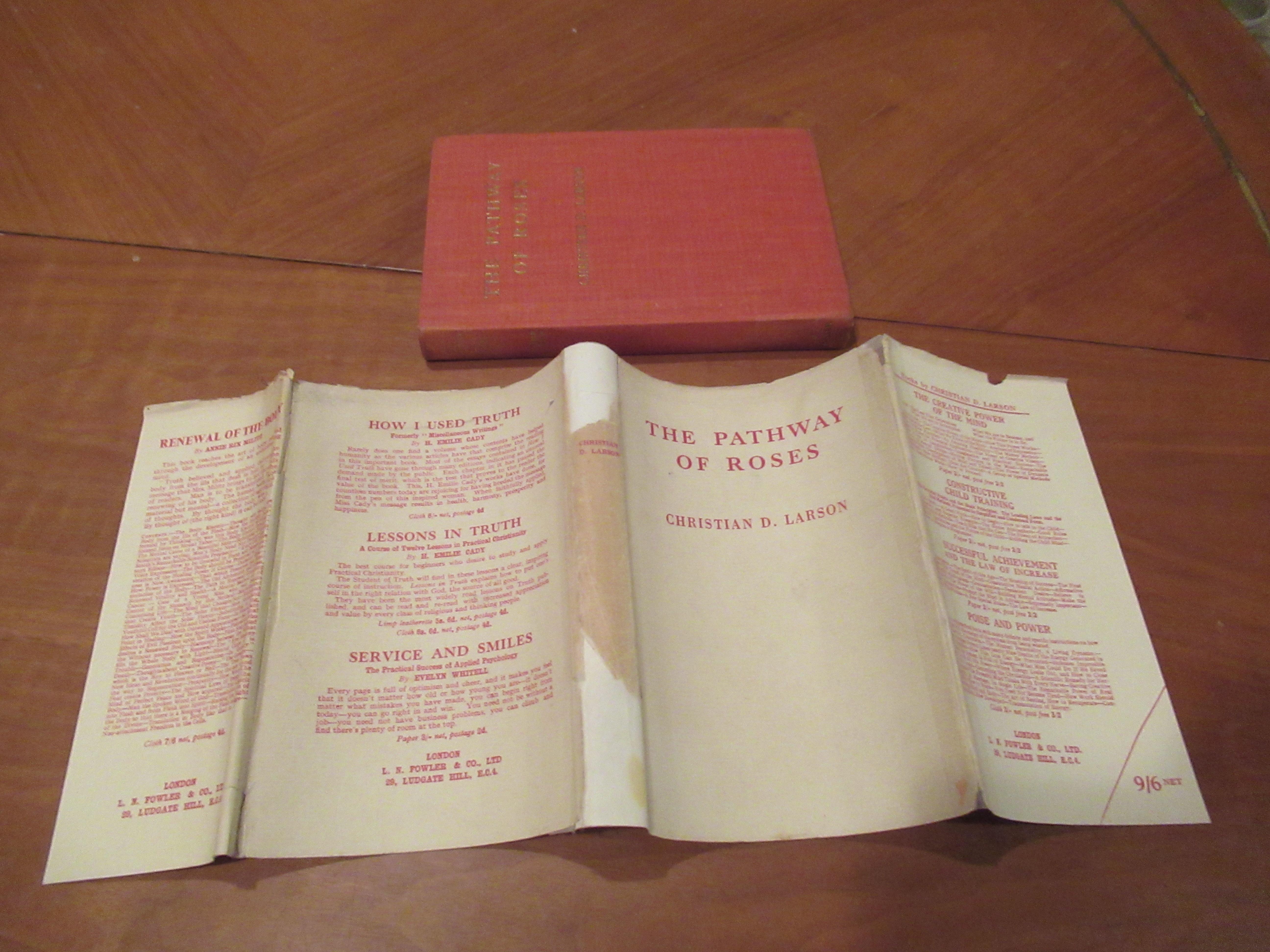 The Pathway Of Roses by Larson, Christian D.: Near Fine Hardcover (1913 ...
