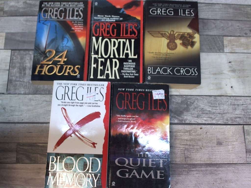4-book Set By Greg Iles; the Footprints of God, True Evil, Turning ...