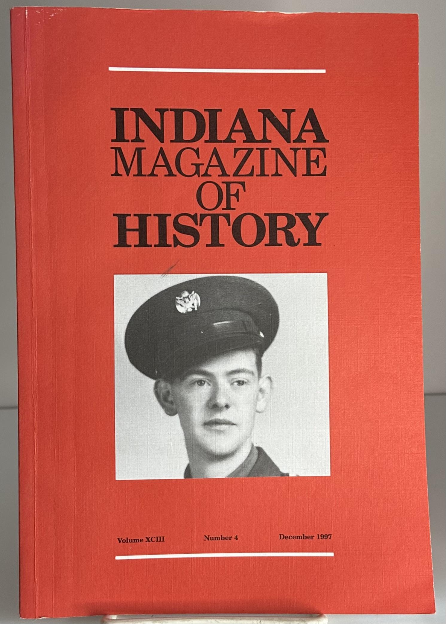 Indiana Magazine of History December 1997 Recollections of a World War ...