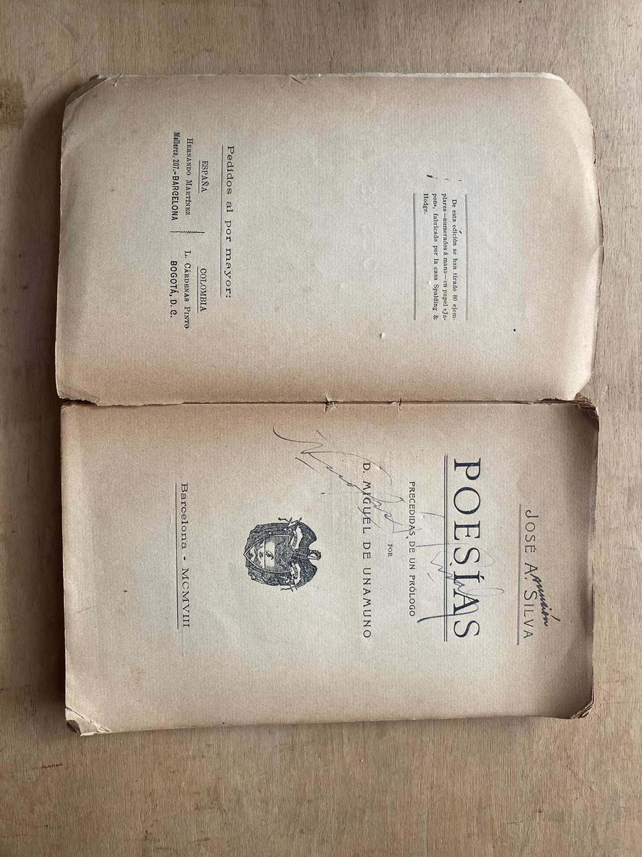 Poesias by Silva, Jose Asuncion | International Book Hunting