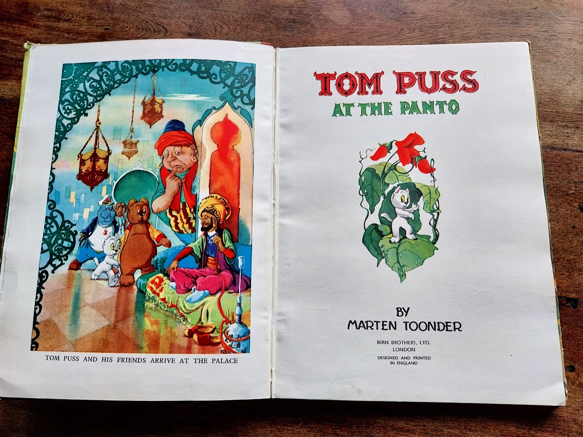 Tom Puss at the Panto by Marten Toonder: Very Good Pictorial Boards ...