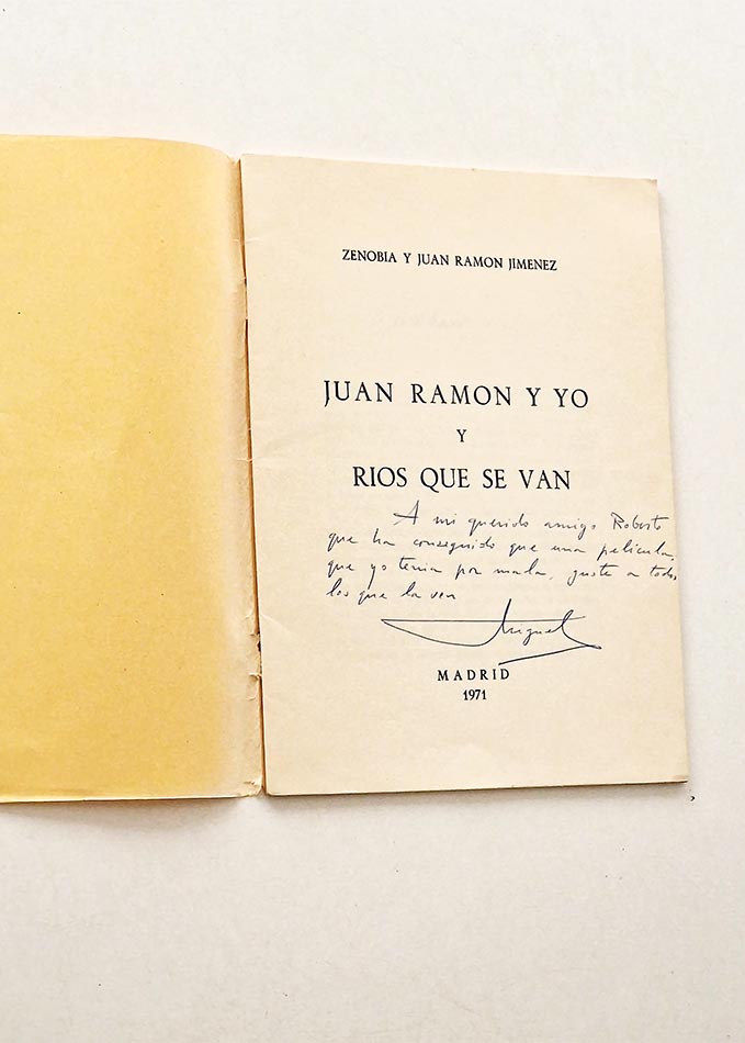 JUAN RAMÓN Y YO Y RÍOS QUE SE VAN by JIMÉNEZ Zenobia y Juan Ramón ...