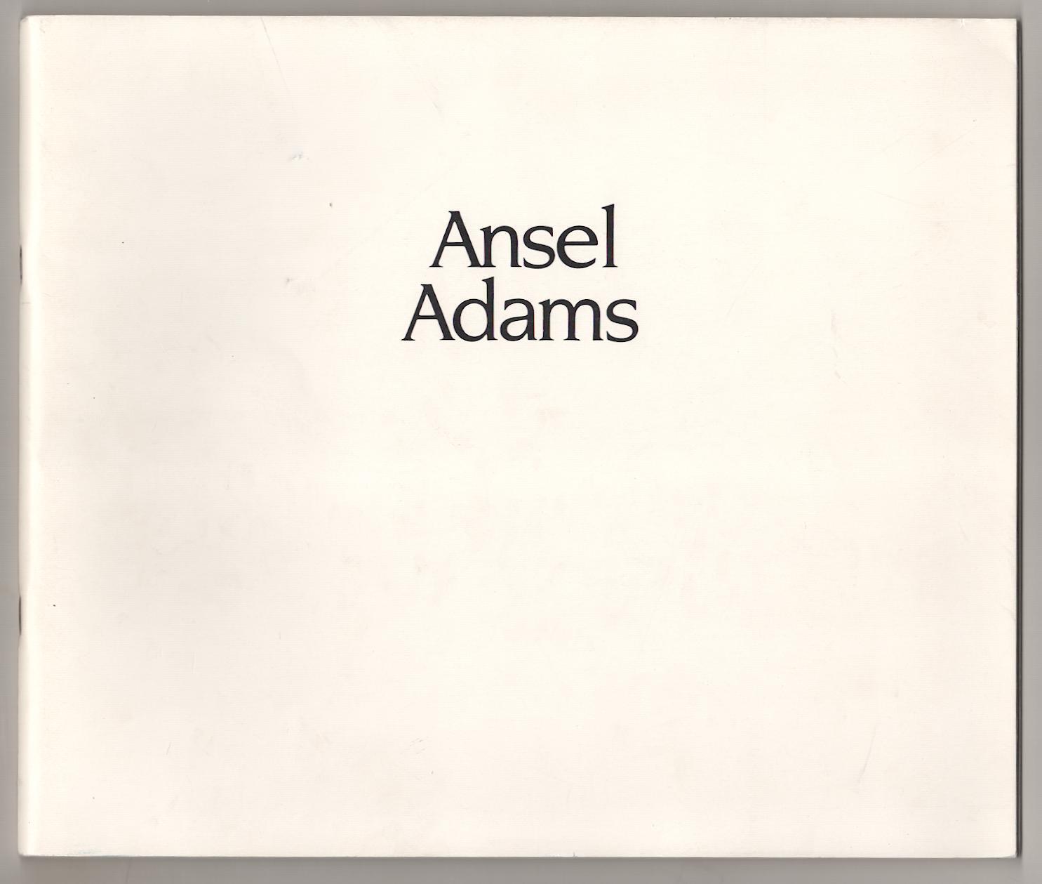 Ansel Adams: Photographs from the Collection of Mr. & Mrs. Peter G ...