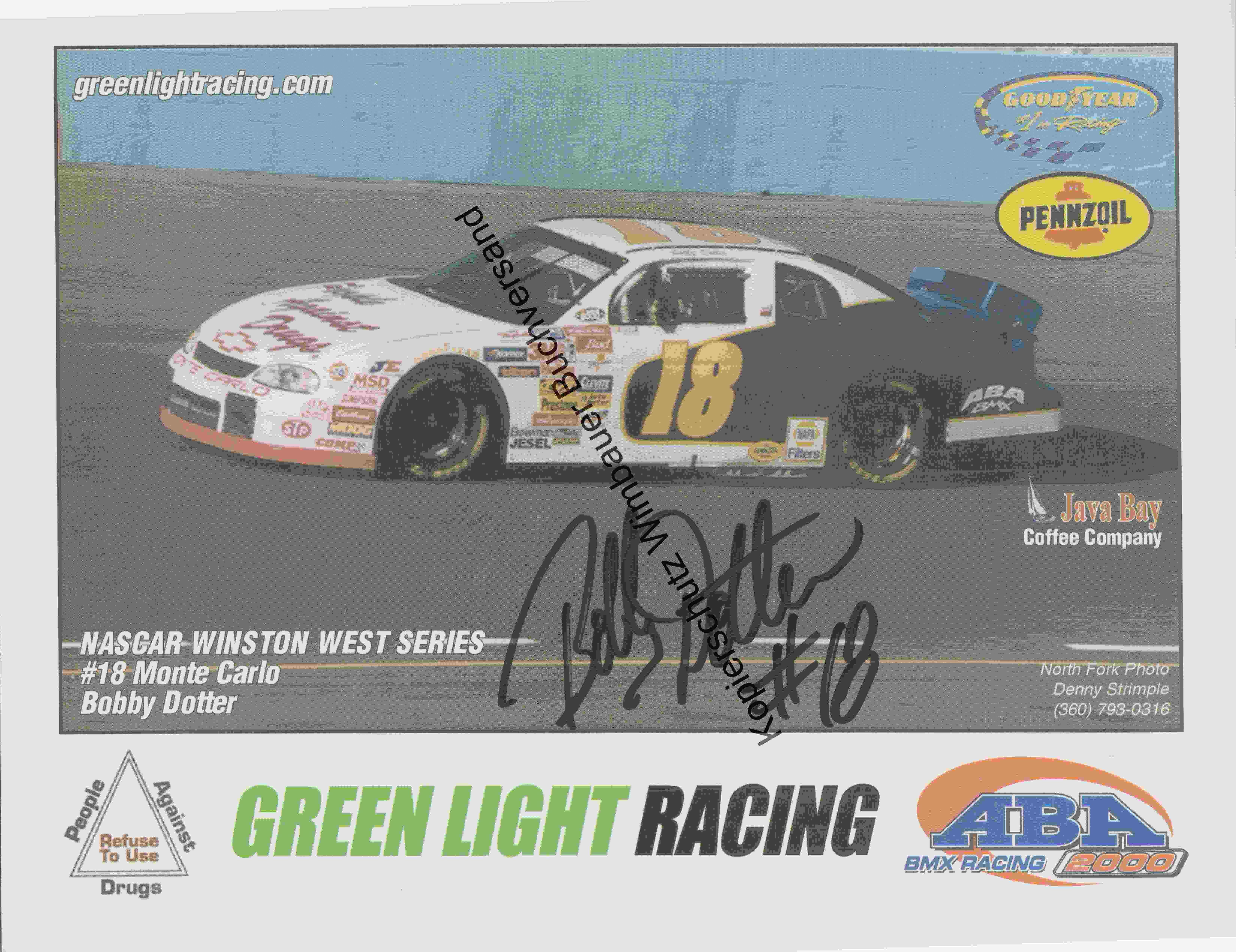 Original Autogramm Red Farmer racing Driver /// Autograph signiert ...