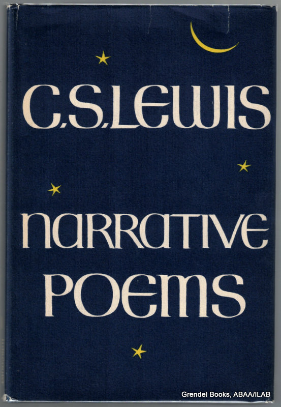 Narrative Poems. by LEWIS, C. S.: Near Fine Hardcover (1972) | Grendel ...