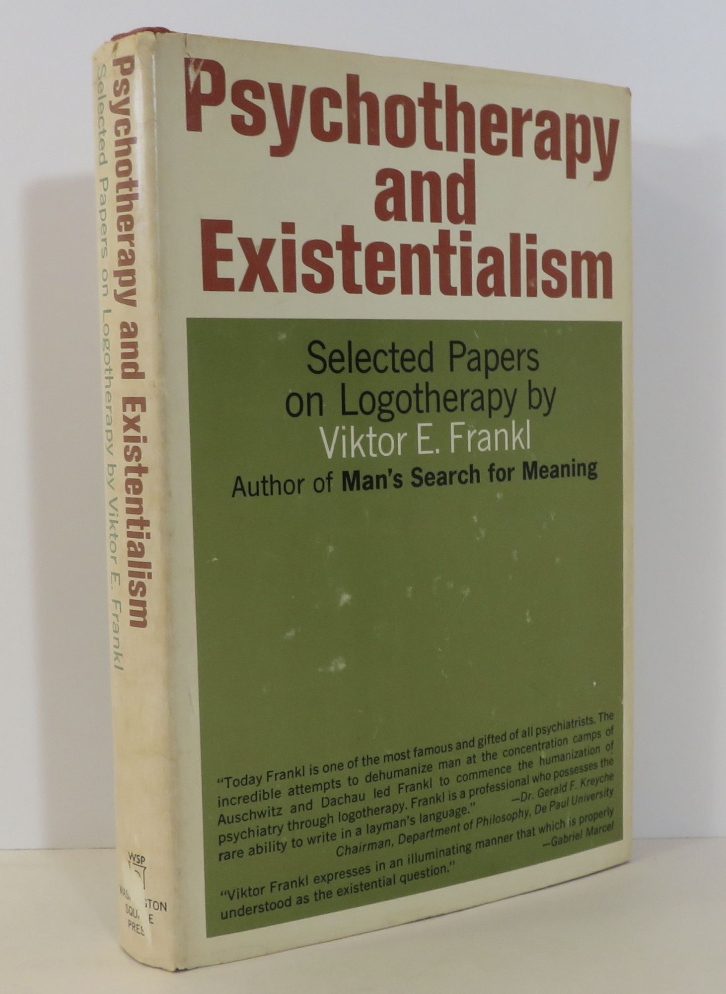 Psychotherapy and Existentialism: Selected Papers on Logotherapy by ...