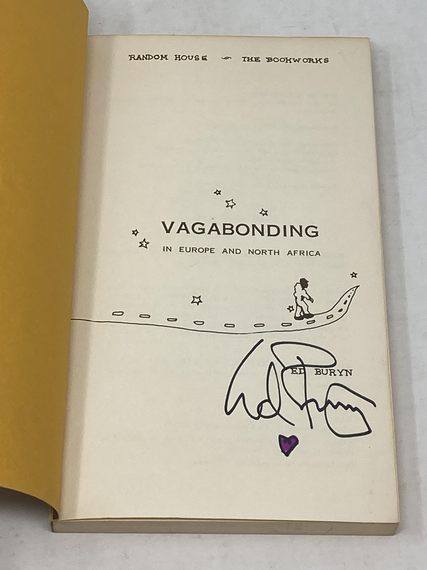 VAGABONDING IN EUROPE AND NORTH AFRICA (SIGNED) by Buryn, Ed: Good Plus Paperback (1971) First ...