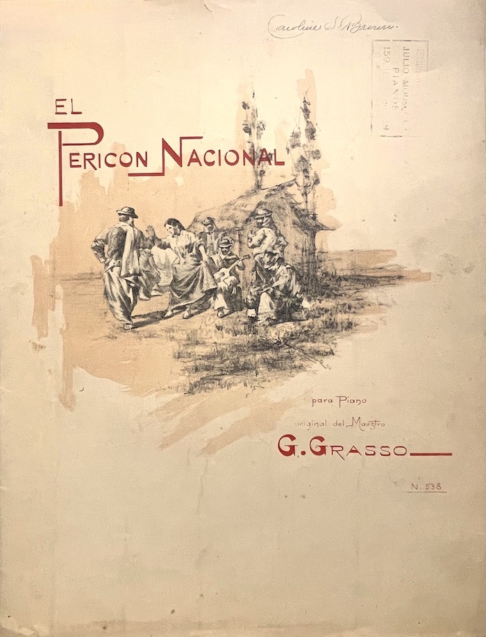 El Pericon Nacional by Gerardo Grasso: (1887) Sheet Music | Randall's Books