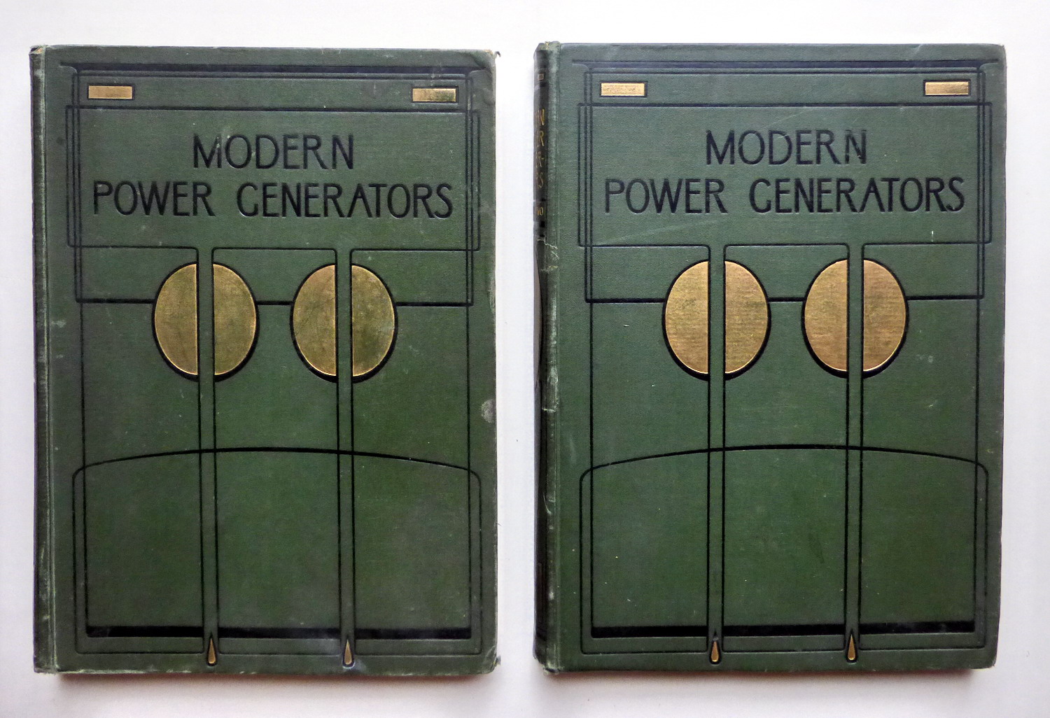 Modern power generators. Steam electric and internal-combustion and ...