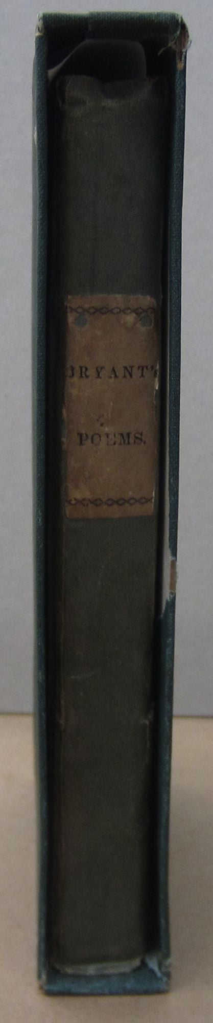 Poems with ALS by Bryant, William Cullen: Good Hardcover (1832) Signed ...