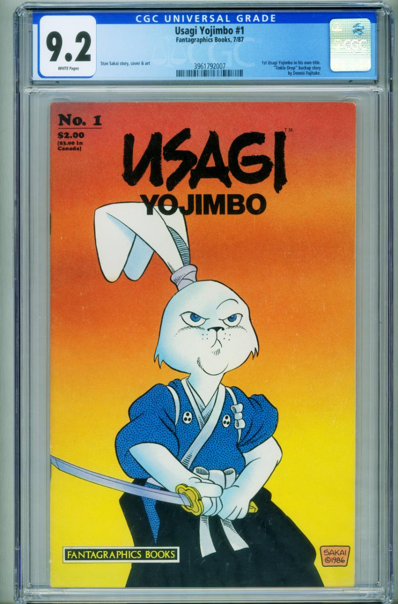 Usagi Yojimbo #1 CGC 9.2 1st issue-Stan Sakai 3961792007: (1986) Cómic | DTA Collectibles