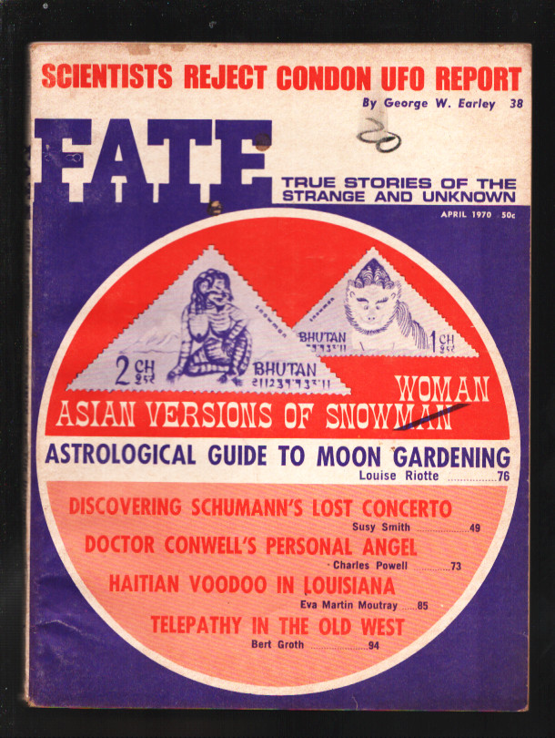 Fate 4/1970-Clark-Scientists Reject UFO Report-Haitian Voodoo in ...