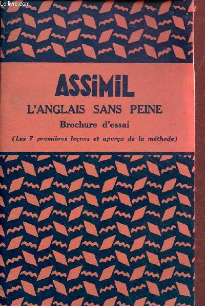 Assimil l'anglais sans peine brochure d'essai (les 4 premières leçons ...