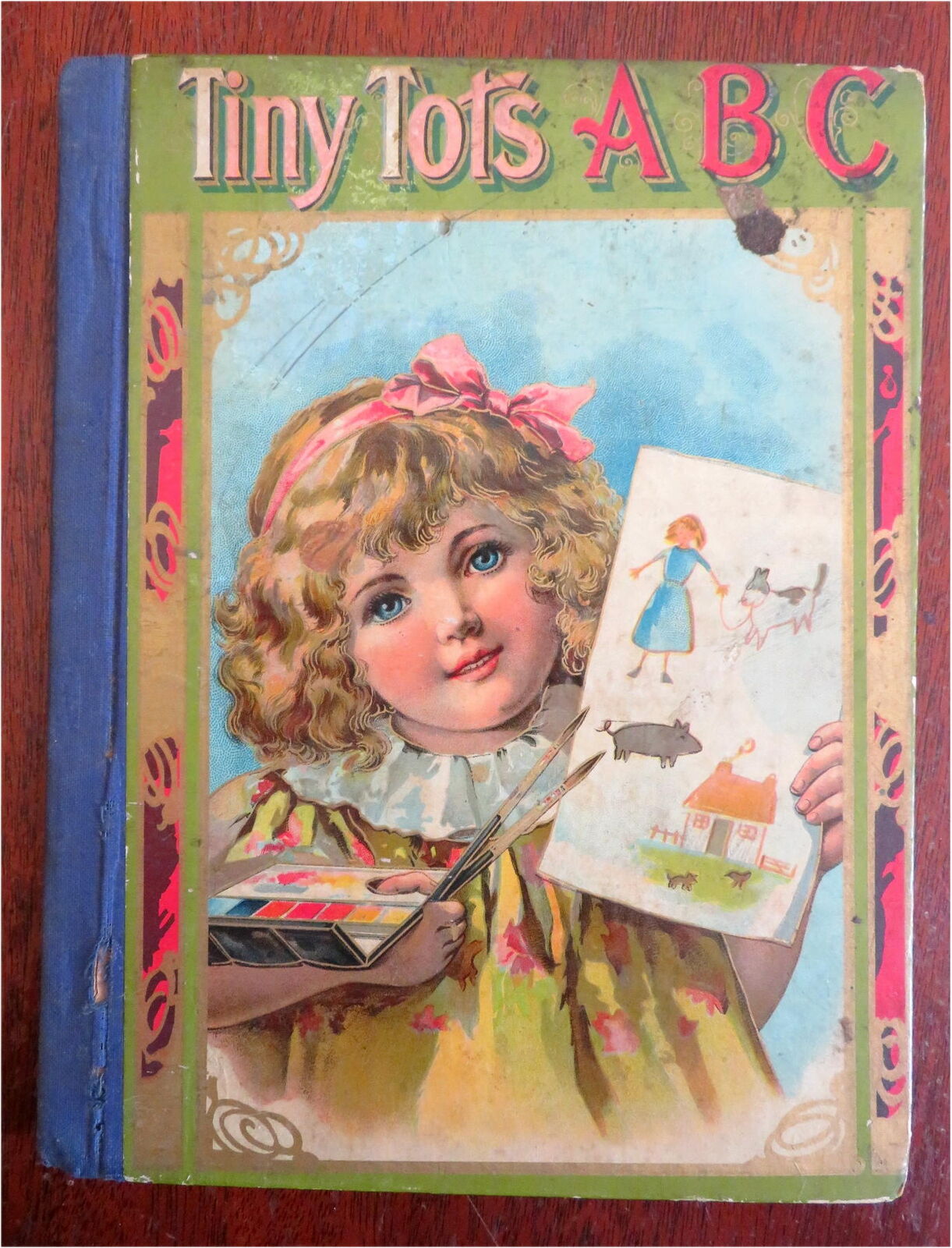 Tiny Tot's ABC Book Children's Reading Primer 1908 illustrated juvenile ...
