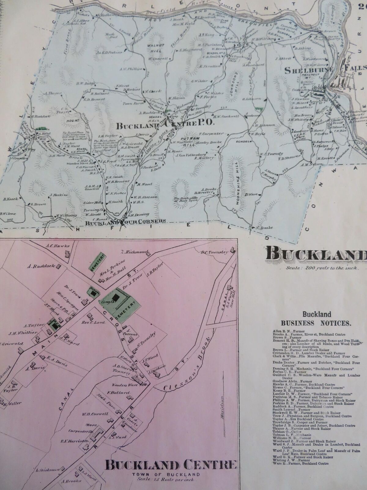Map Of Franklin County Massachusetts