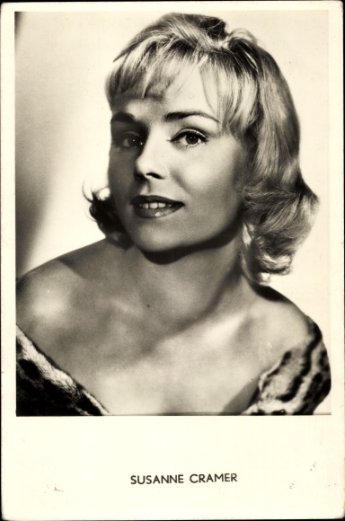 Ansichtskarte / Postkarte Schauspielerin Susanne Cramer, Portrait ...