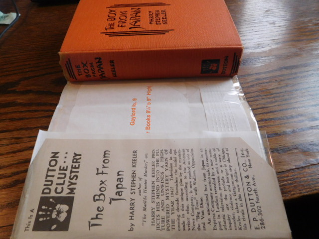 The Box from Japan by Keeler, Harry Stephen: Very Good Hardcover (1932 ...