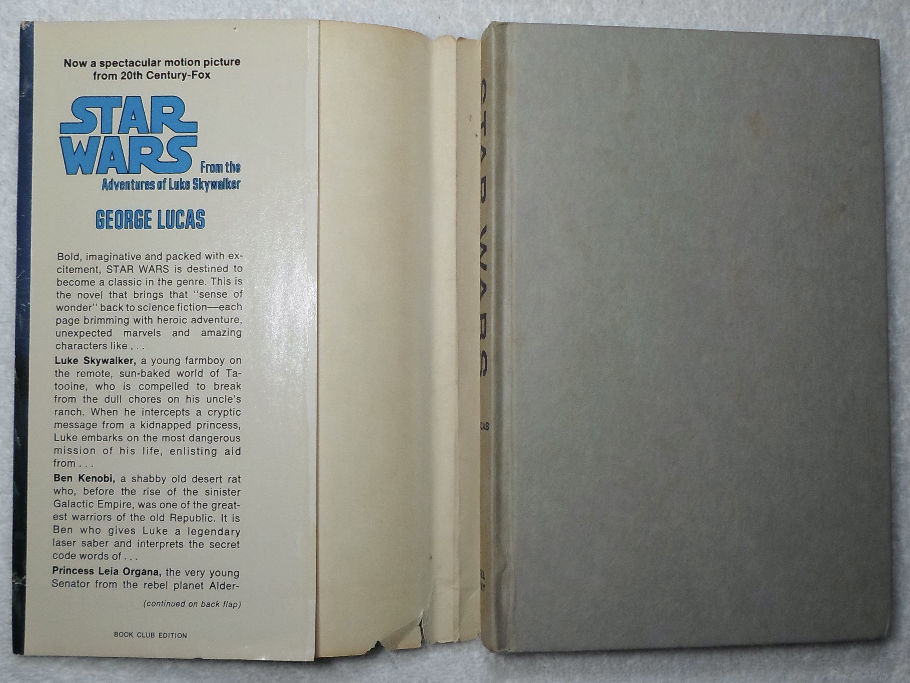 Star Wars; From the Adventures of Luke Skywalker by George Lucas: Near ...