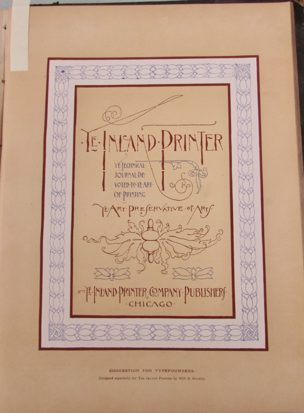 INLAND PRINTER A TECHNICAL JOURNAL DEVOTED TO THE ART OF PRINTING Vol ...