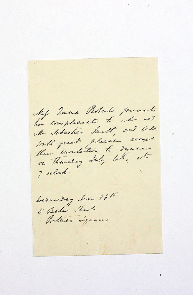 An Original Handwritten Third Person Letter Signed by Writer Emma ...