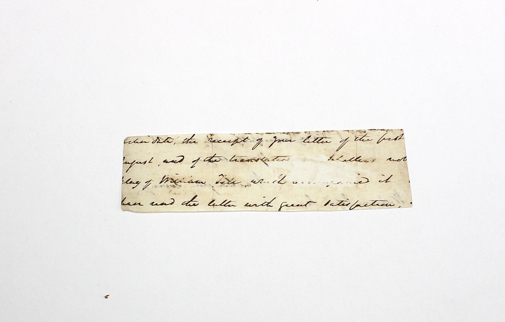 Two Original Handwritten Part Letters Signed by Writer and Diplomat ...