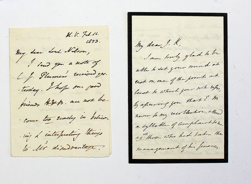 An Original Hand Written and Signed Letter by the John Keble to Lord ...