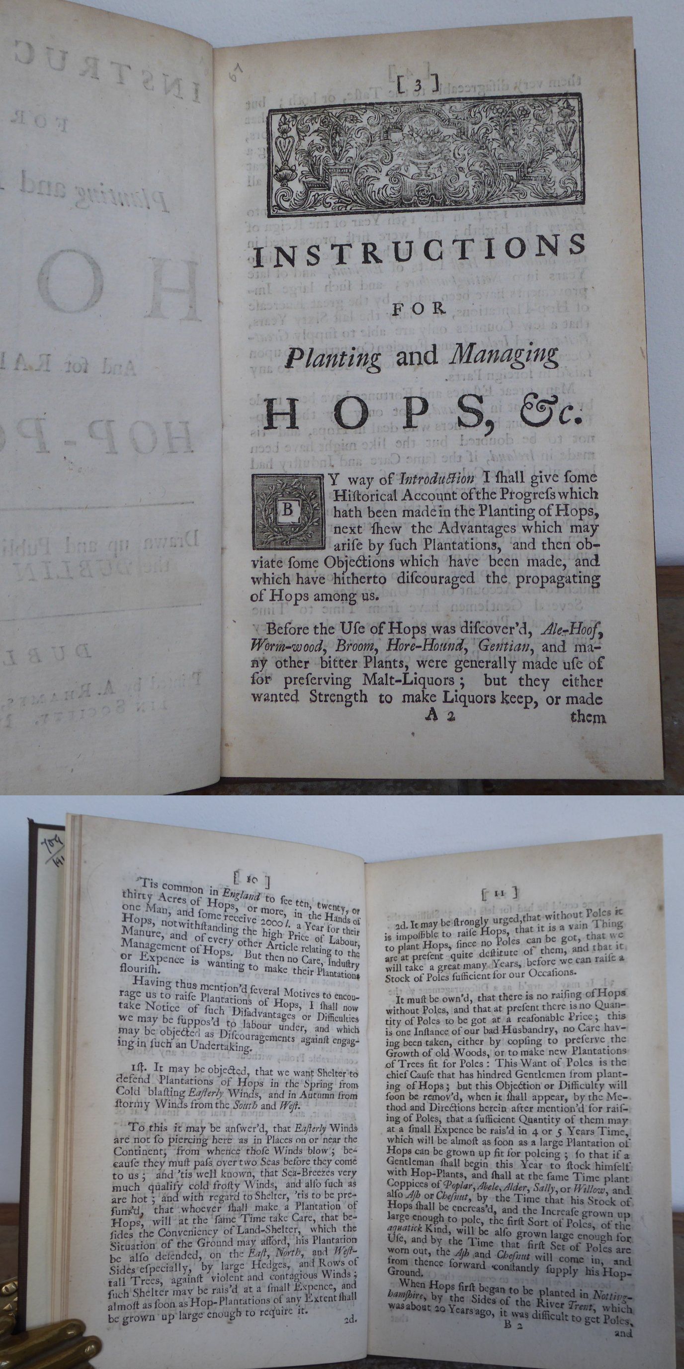 INSTRUCTIONS FOR PLANTING AND MANAGING HOPS AND FOR RAISING HOP-POLES ...