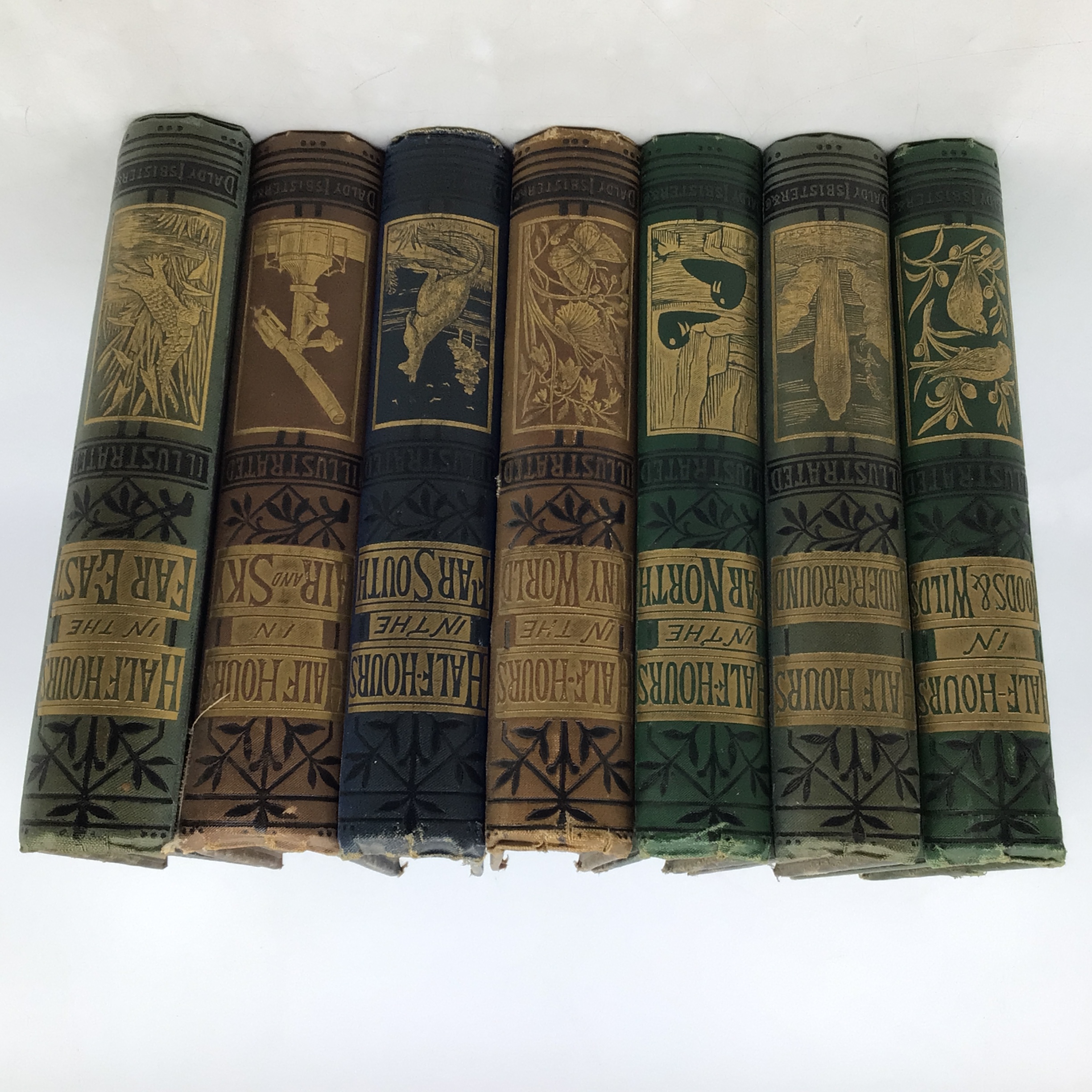 Half hours in woods & Wilds; Half hours underground; Half Hours in the ...