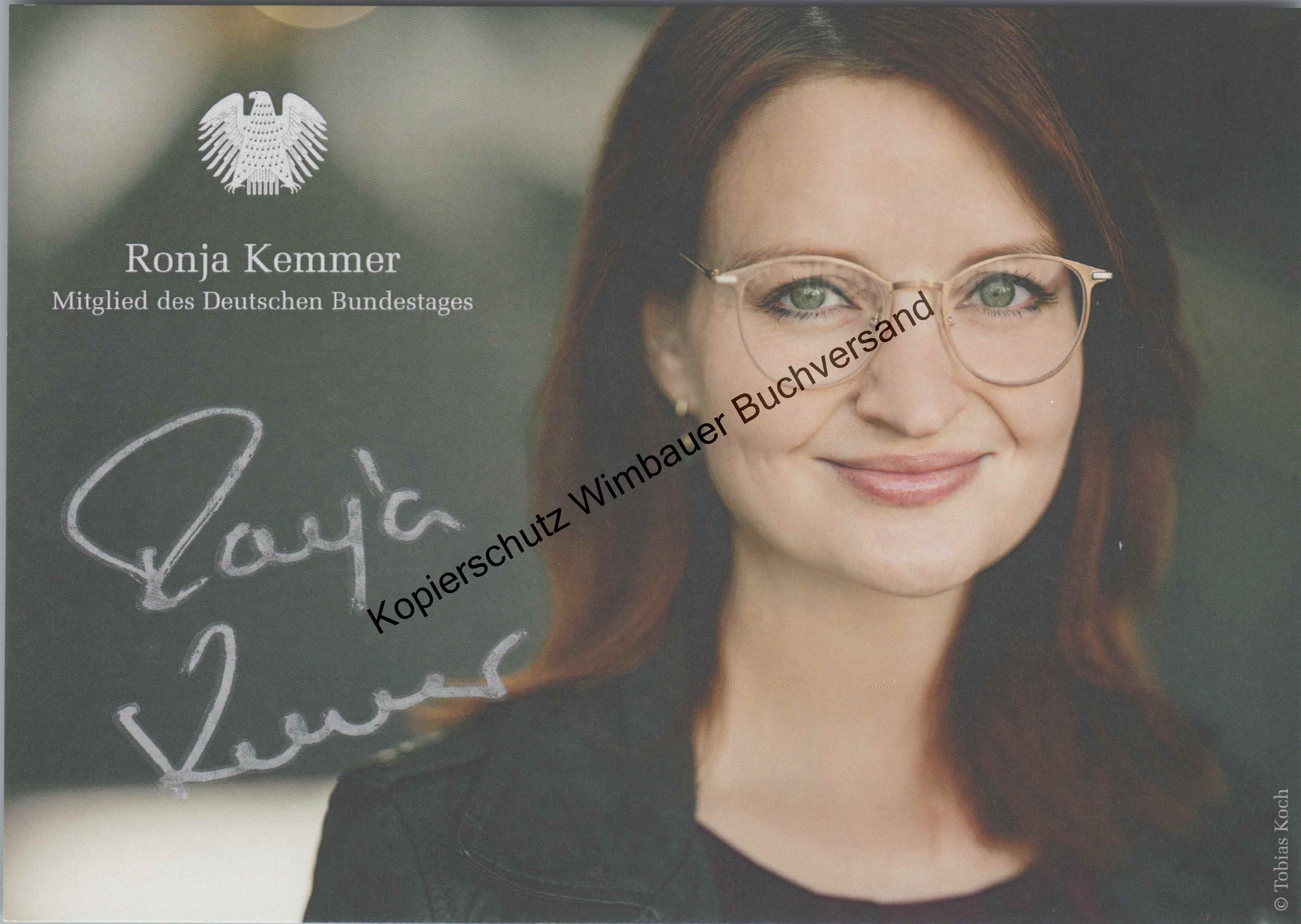 Original Autogramm Ronja Kemmer CDU MdB /// Autogramm Autograph ...