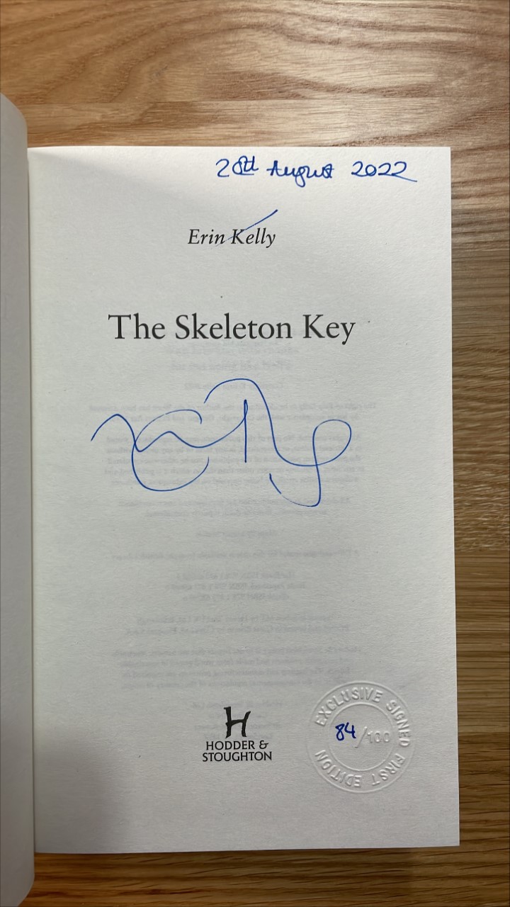 The Skeleton Key. Signed, dated, limited, numbered UK first edition ...