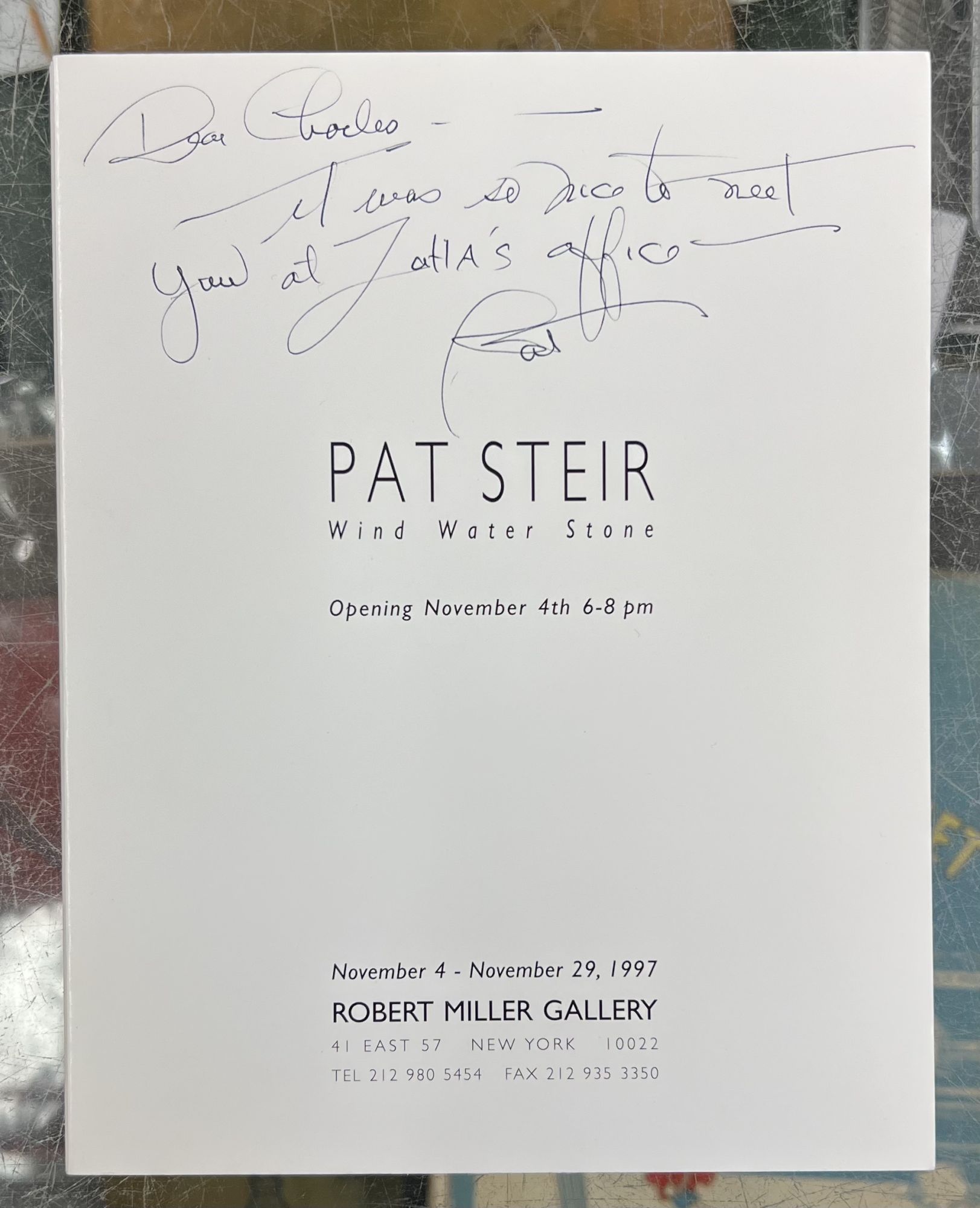 Pat Steir: Wind, Water, Stone by Pat Steir: Fine Softcover (1997 ...