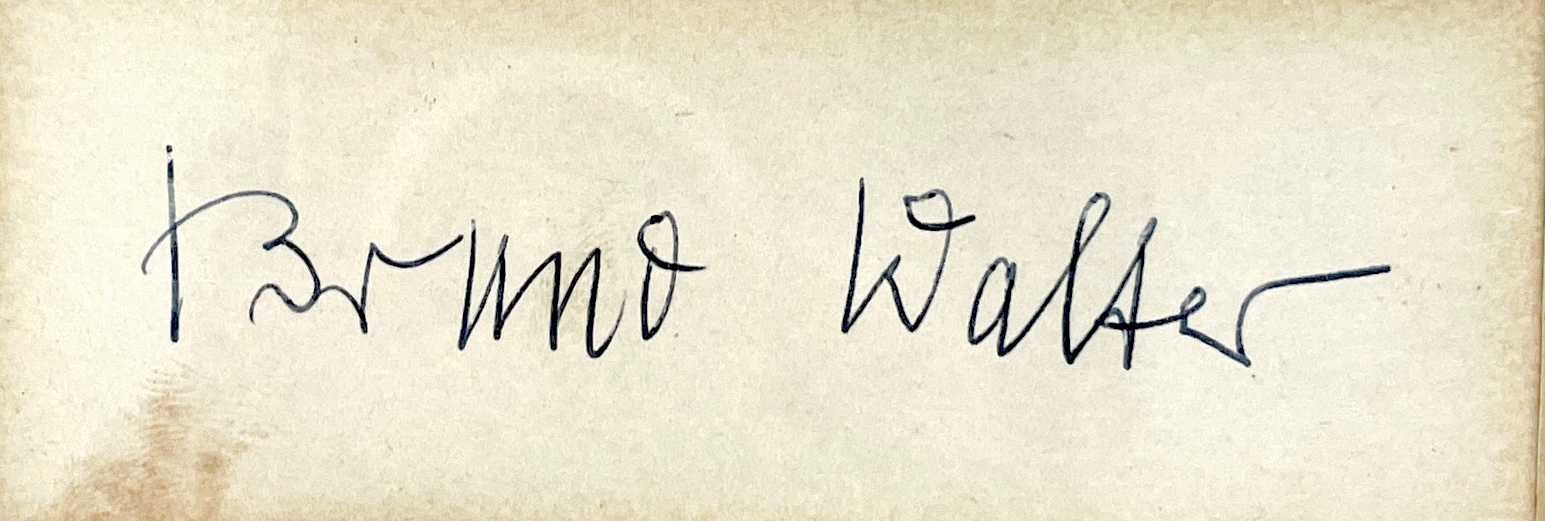 Autograph Signature and Original Photograph conducting Mahler - Framed ...