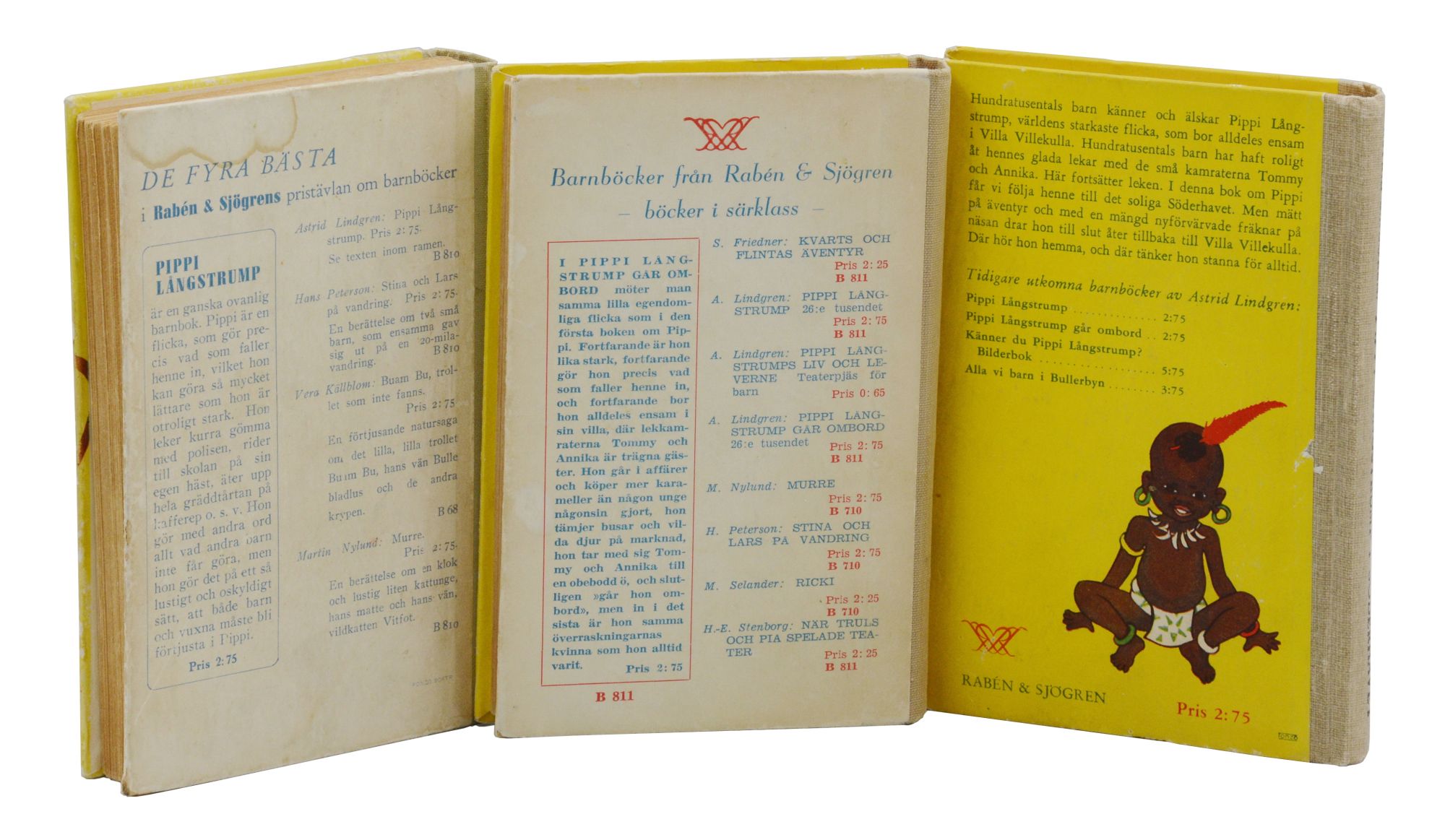 Pippi Langstrump; Pippi Langstrump Gar Om Bord; Pippi Langstrump I ...