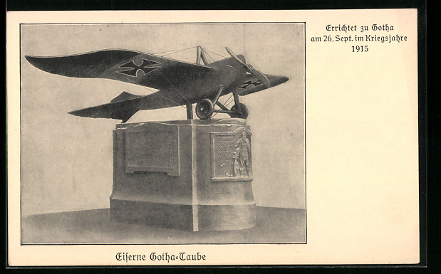 Ansichtskarte Gotha, Eiserne Gotha-Taube, Kriegshilfe-Nagelung ...
