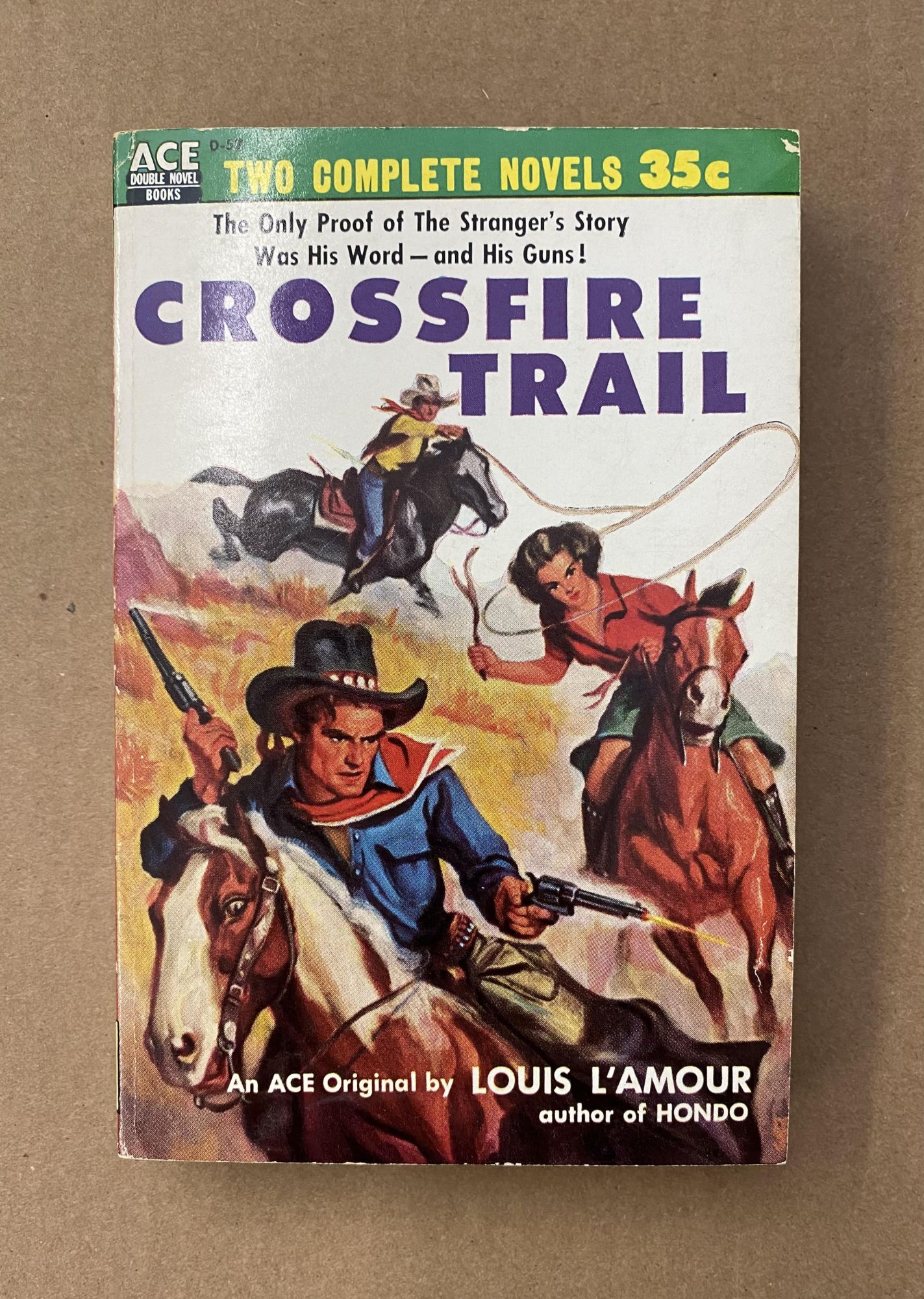 Crossfire Trail / Boomtown Buccaneers (Ace Double Novel Books, D-52) by ...