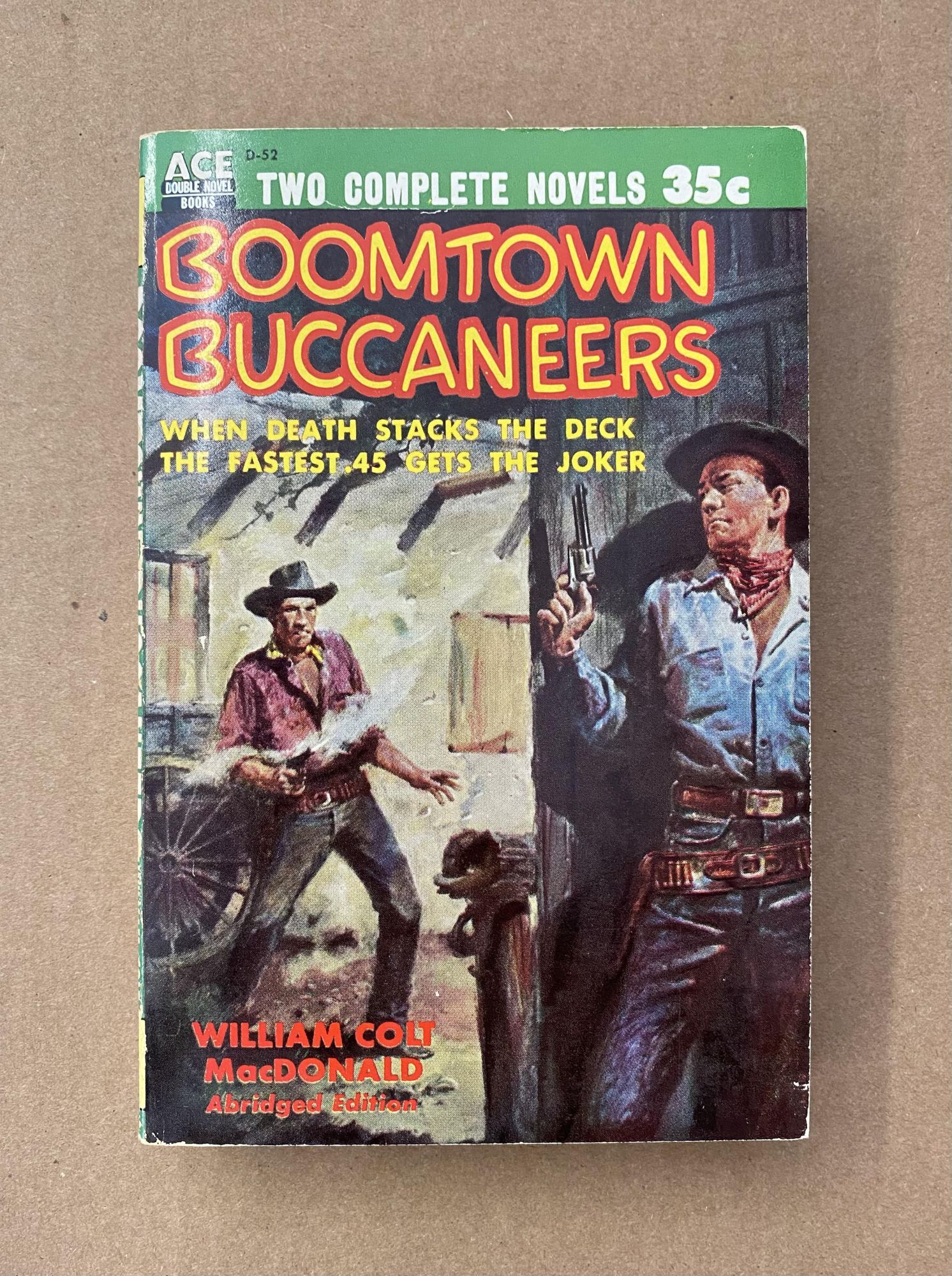 Crossfire Trail / Boomtown Buccaneers (Ace Double Novel Books, D-52) by ...