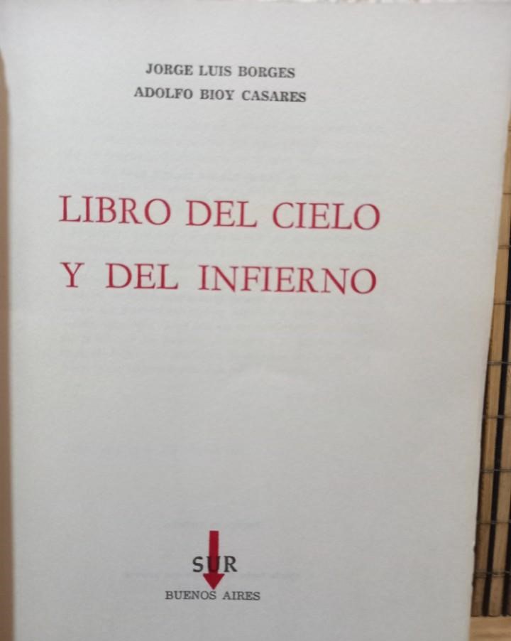Libro del Cielo y el Infierno - Primer edición by Jorge Luis Borges ...