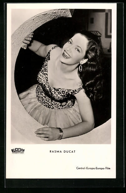 Ansichtskarte Schauspielerin Rasma Ducat posierend: Manuscrito | Bartko ...