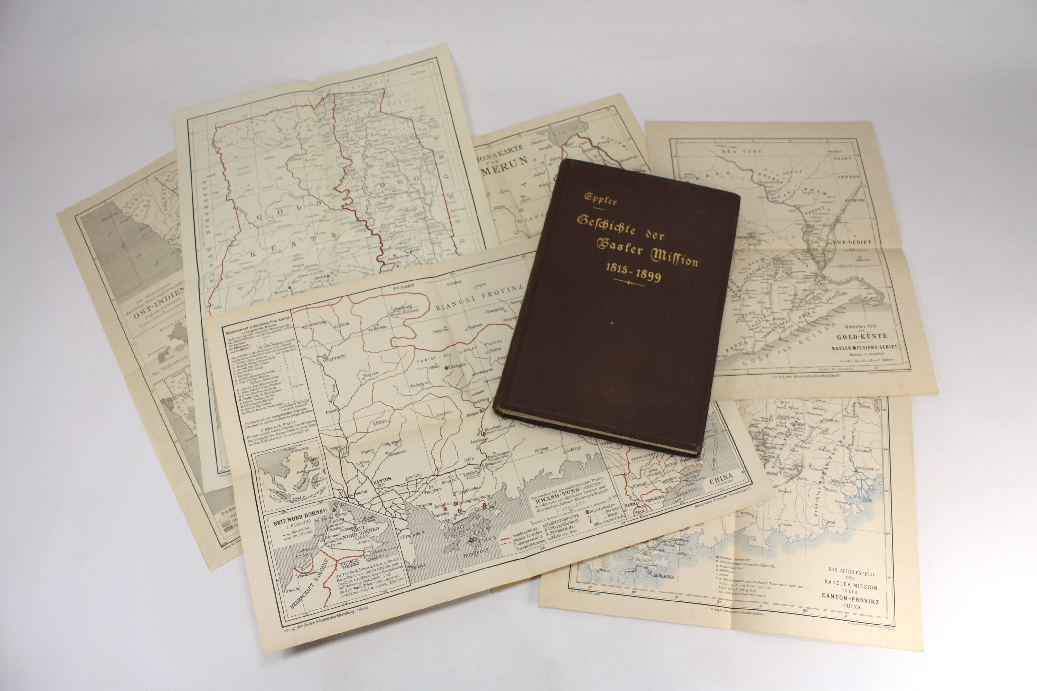 Geschichte der Basler Mission, 1815-1899, mit vier Kartenstizzen ...