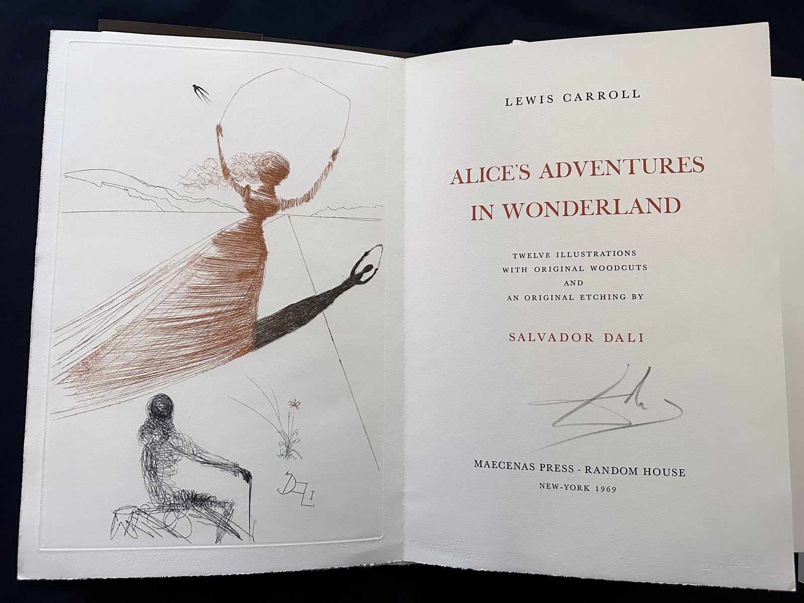 Alice's Adventures in Wonderland. With one original etching and 12 ...