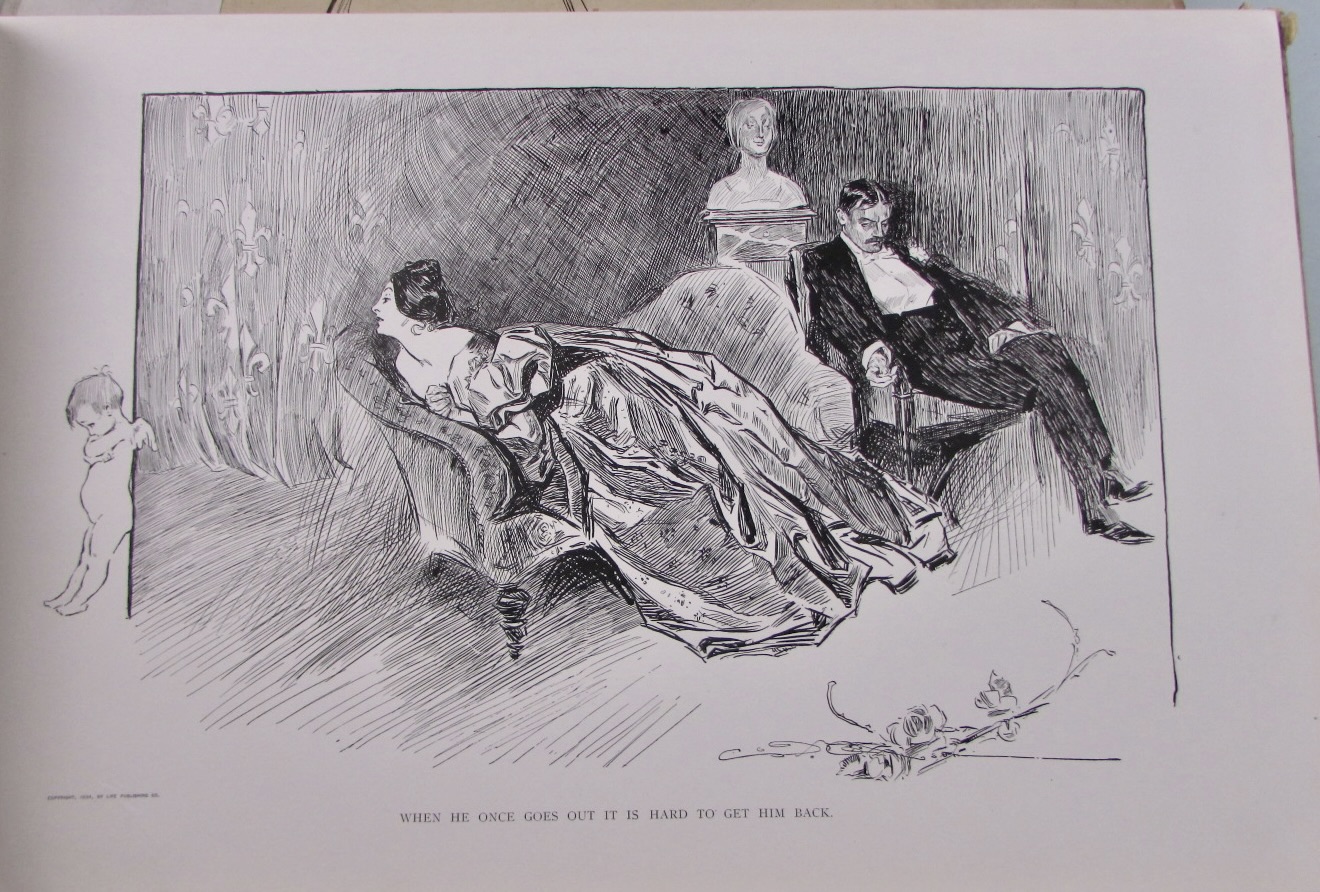 DRAWINGS, PICTURES OF PEOPLE, SKETCHES AND CARTOONS, A WIDOW AND HER ...