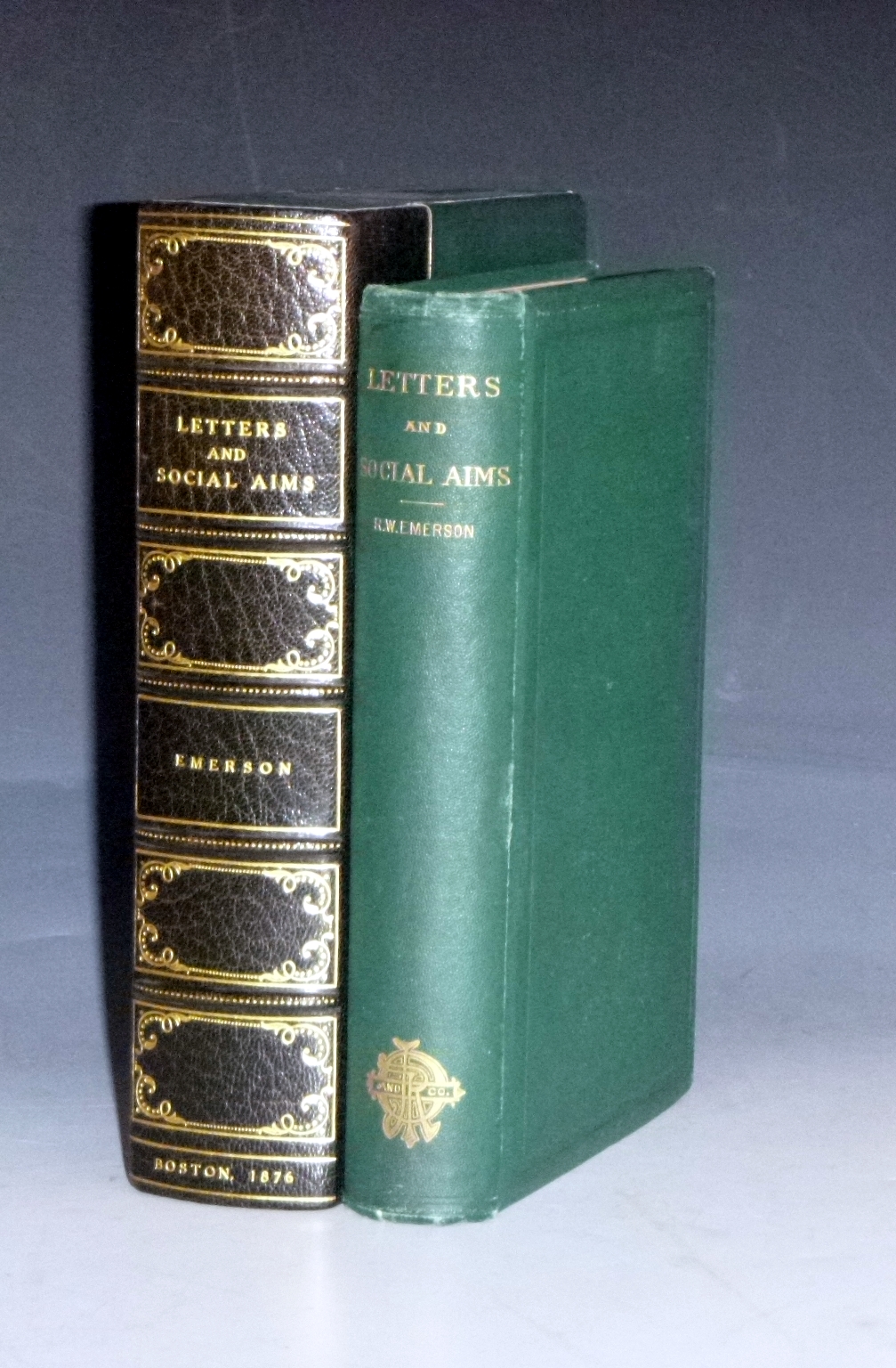 Letters and Social Aims by Emerson Ralph Waldo: (1876) First Edition ...