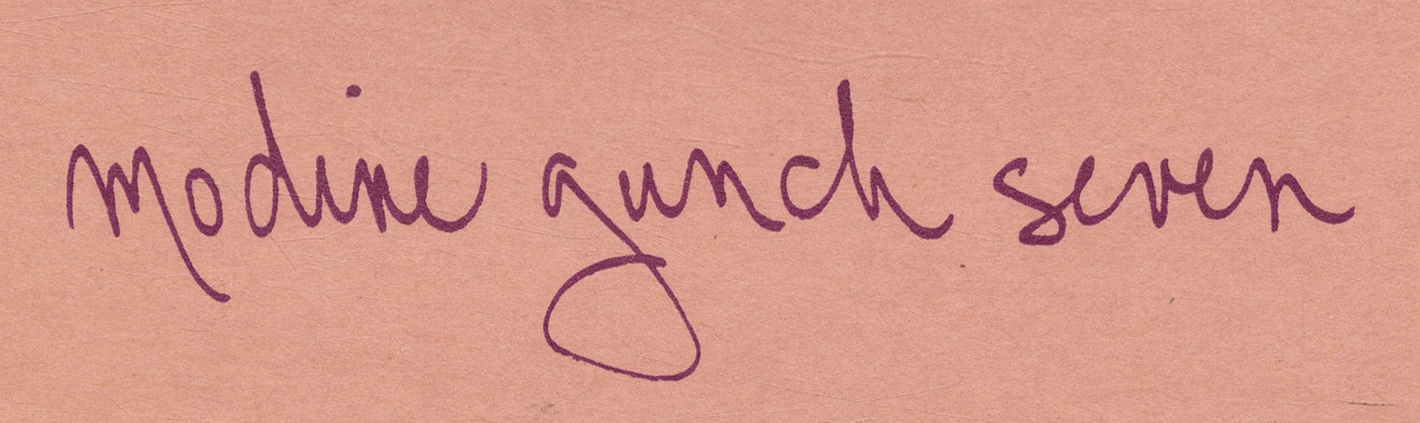 Modine Gunch No. 7 by (BLY, Robert, Lyn Lifshin, Ruth Stone, and others ...