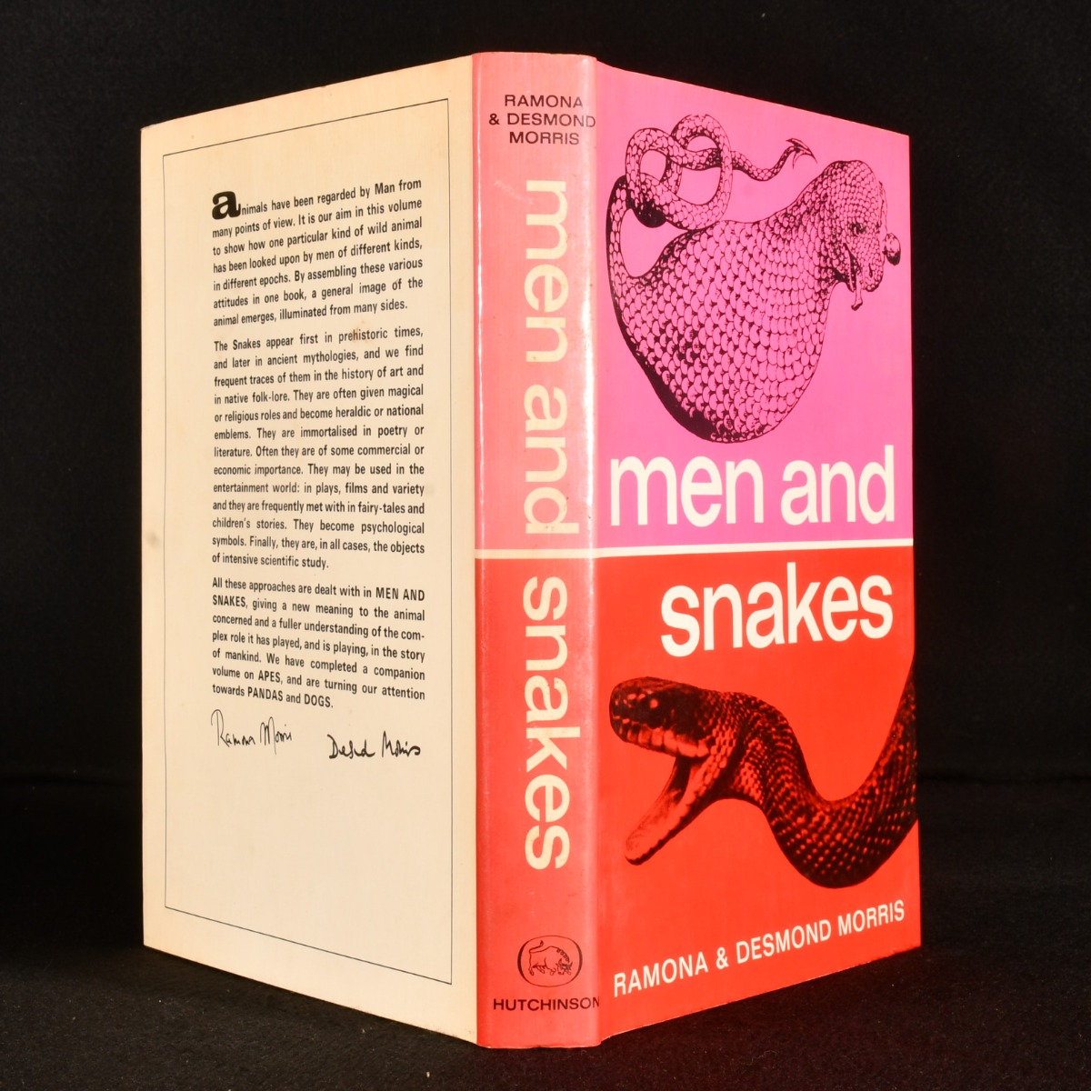 Men and Snakes with Men and Apes by Ramona Morris; Desmond Morris: Very ...