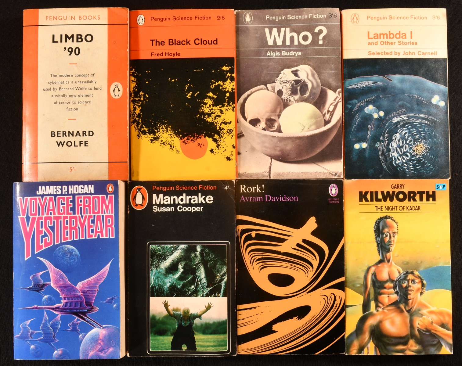 Eight Penguin Science Fiction Novels and Anthologies by Bernard Wolfe ...