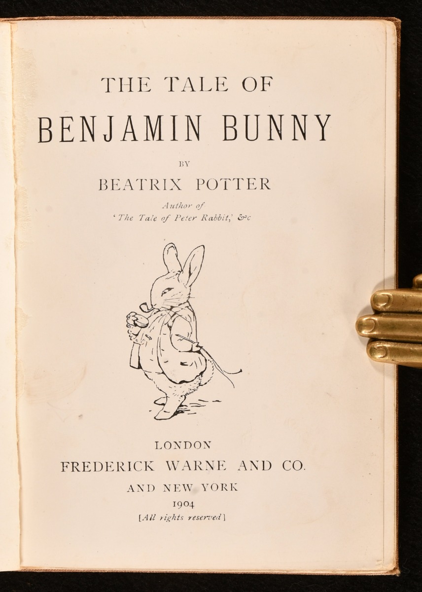 The Tale of Benjamin Bunny by Beatrix Potter: Good Cloth (1904) First ...
