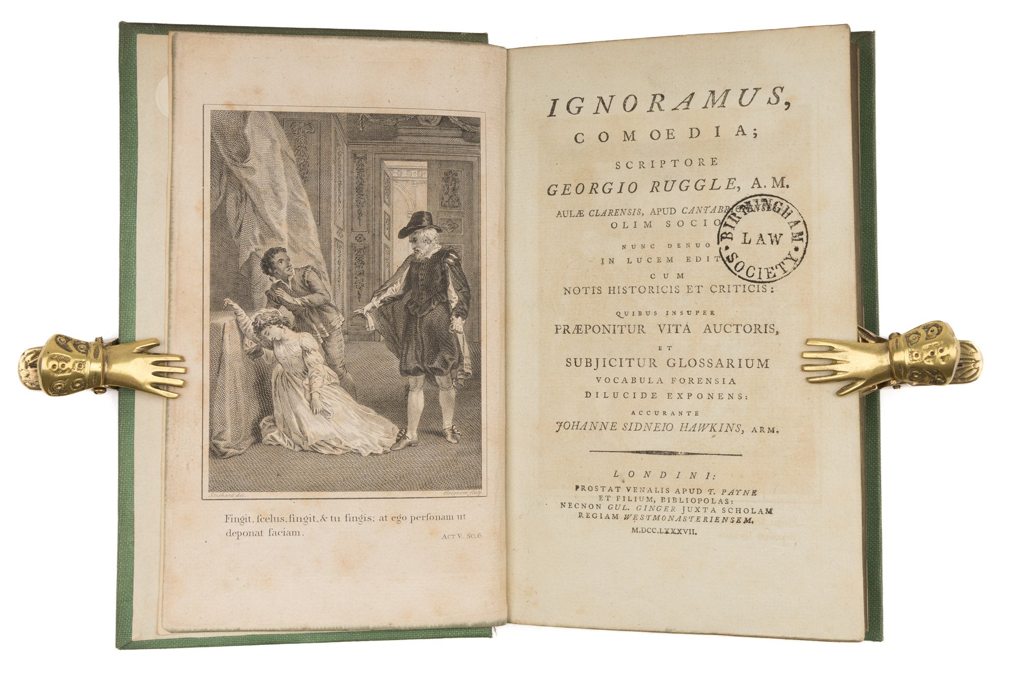 Ignoramus, Comoedia; Scriptore Georgio Ruggle by Ruggle, George ...