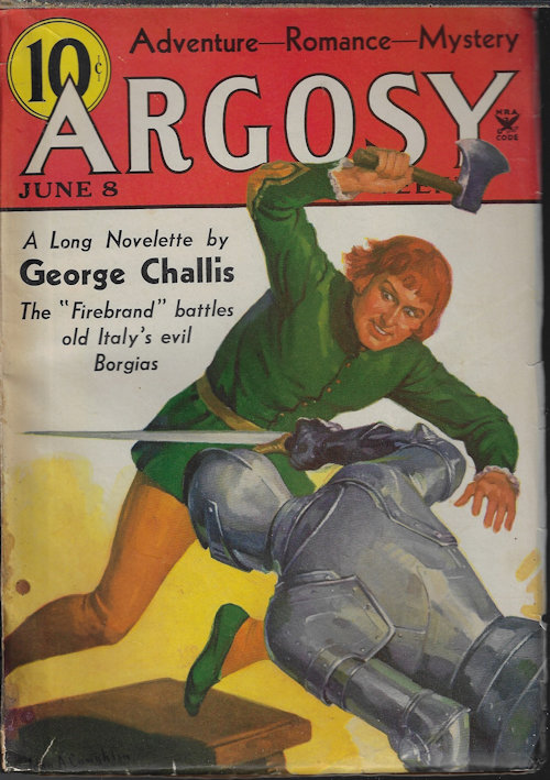 ARGOSY Weekly: June 8, 1935 ("Firebrand") by Argosy (George Challis ...
