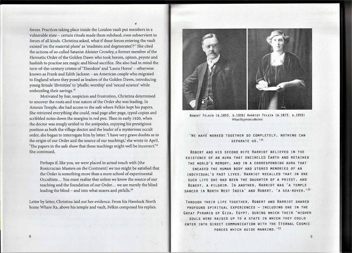 Dr Robert Felkin. Magician on the Borderland. by Georgina White: As New ...