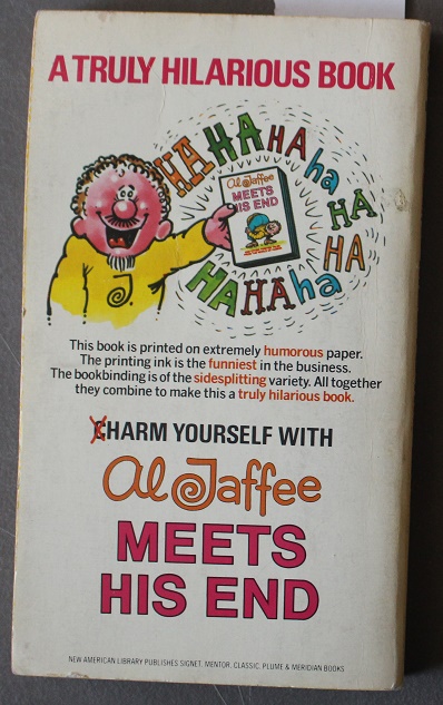 AL JAFFEE MEETS HIS END ( Humor By Al Jaffee of MAD Magazine Fame ). by ...